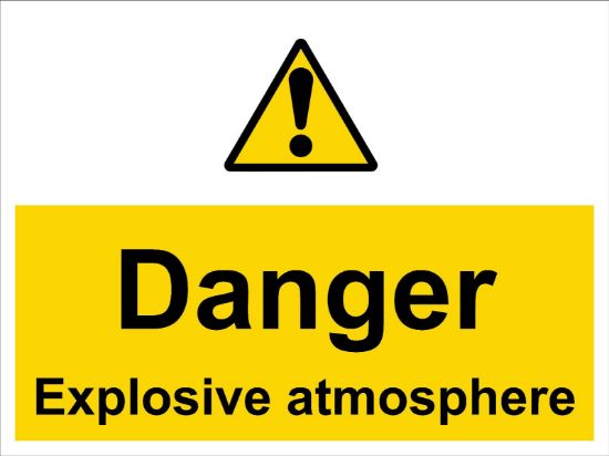 Universal Site Supplies. Danger Explosive Amosphere. Danger Explosive ...