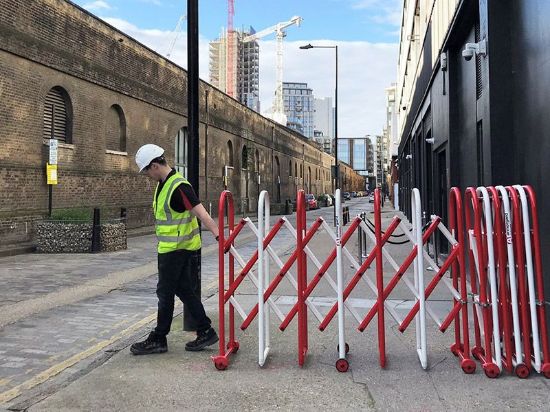 Expandable Barrier Gate. Expandable Barrier Gate. Universal Site Supplies