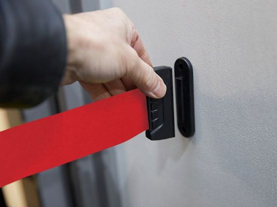 No Entry Retractable Belt Barrier . No Entry Retractable Belt Barrier ...