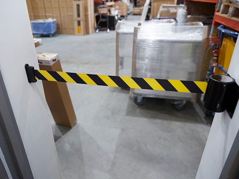 Retractable Barrier. Retractable Barrier. Universal Site Supplies